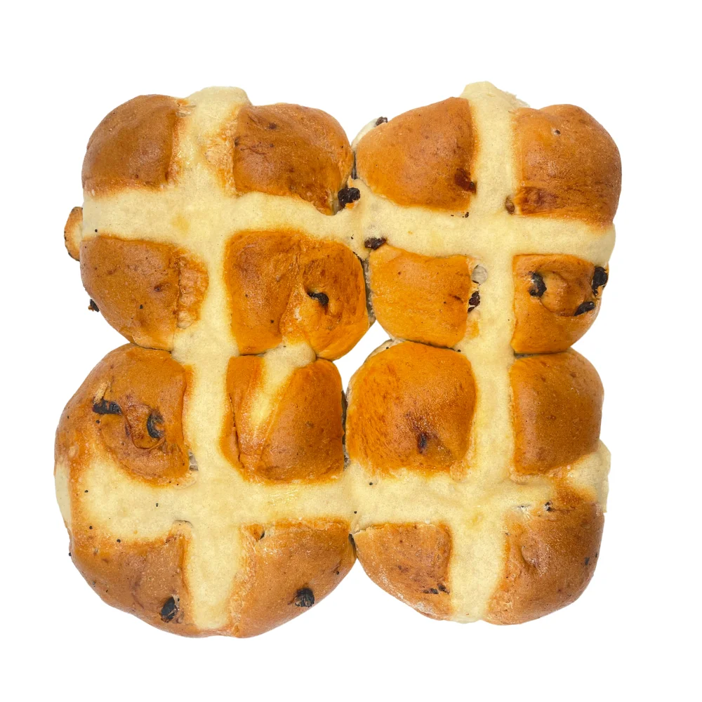 Hot X Buns 4 Pack | Oz Bakery